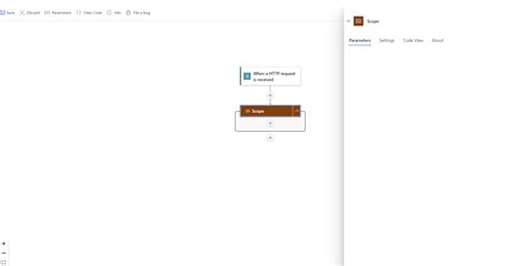 Remove Parameters Tab In Scope Nodes · Issue 1285 · Azurelogicappsux