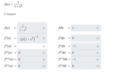solved f x 1 x21 compute f x f′ x 1 x21 −2x 1 x2 −2