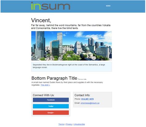 Oracle Responsive Email Templates