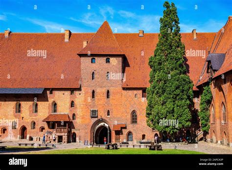 Malbork Pomerania Poland 20190824 Middle Castle Fortress Inner