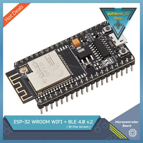 Jual Esp32 Esp 32 Wroom Wifi Ble Iot Development Board 38pin Cp2102