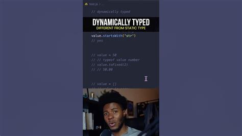 What Does Dynamically Typed Mean Javascript Shorts Youtube
