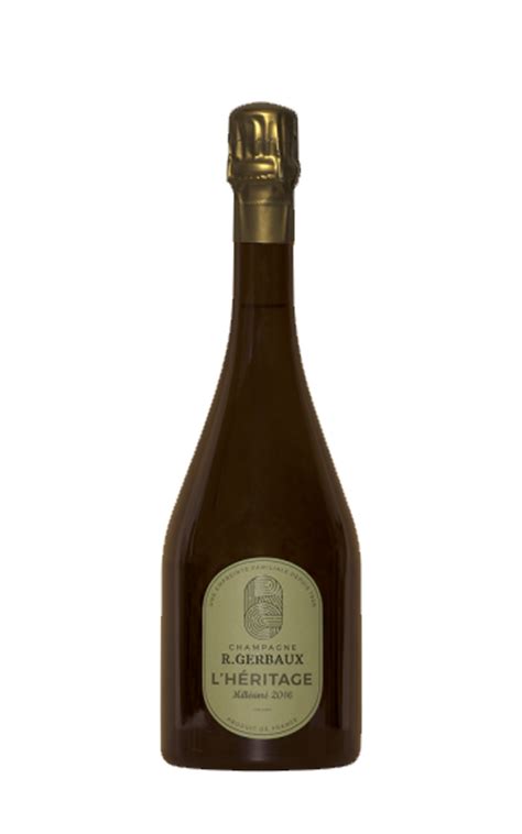 Champagne R Gerbaux MillÉsimÉ 2016 LhÉritage Extra Brut Balzanelli