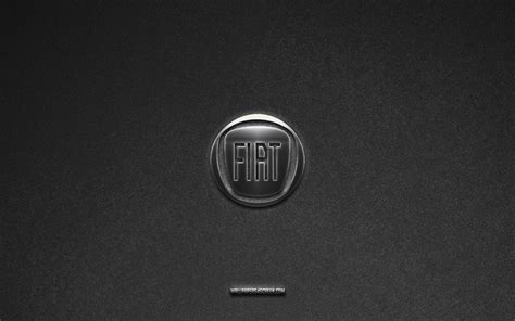 Baixar Logo Da Fiat Pedra Cinza De Fundo Fiat Emblema Logotipos De