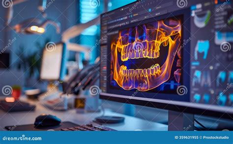 Dental Imaging Software Displaying Detailed Radiographic Analysis Of