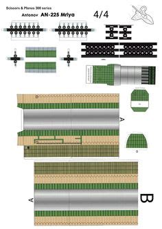 Antonov An 225 Papercraft Nel 2025 Aereo