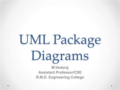 Uml Package Diagram Ppt