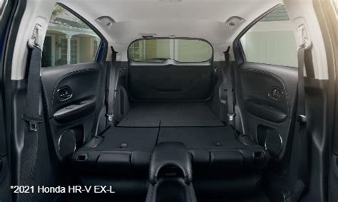 2021 Honda Hr V Rear Seats And Cargo Space Battison Honda