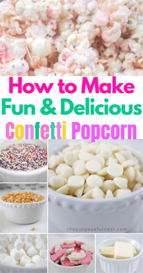 Funfetti Popcorn Fun Sweet And Delicious The Purposeful Nest