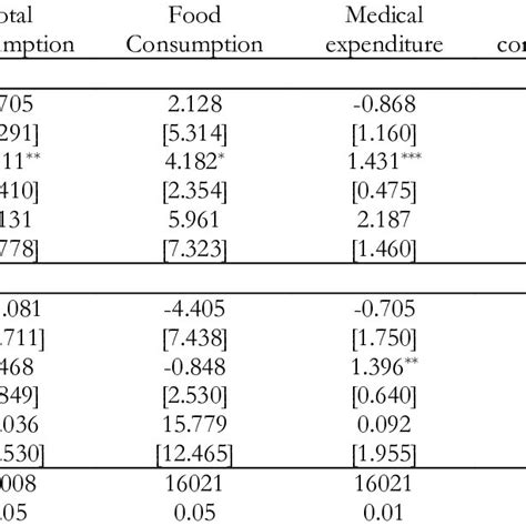 Effect Of An Adults Illness On Household Consumption Download Table