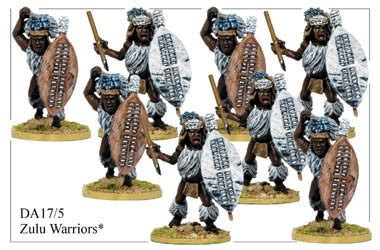 Da175 Zulu Warriors Wargames Foundry