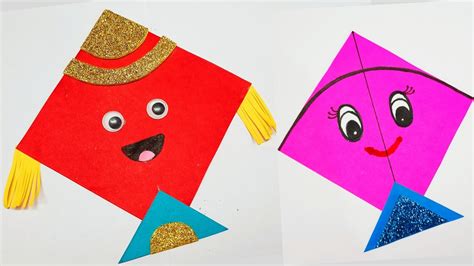 2 Easy Paper Kite Decoration How To Make Paper Kite Simple Patang
