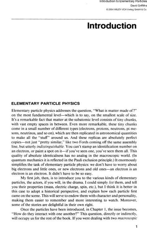 Introduction Introduction To Elementary Particles Wiley Online Library