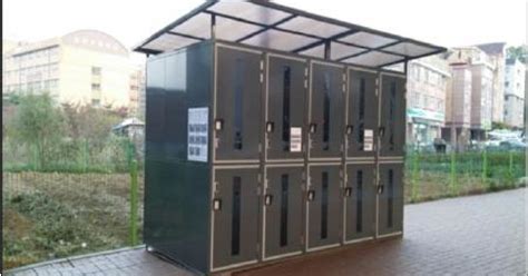 인천서구 검암역 시천교 하부 캐비닛형 자전거 보관함 설치