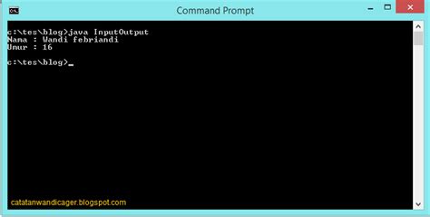 Java Input Dan Output Nilai Jutsu Coding