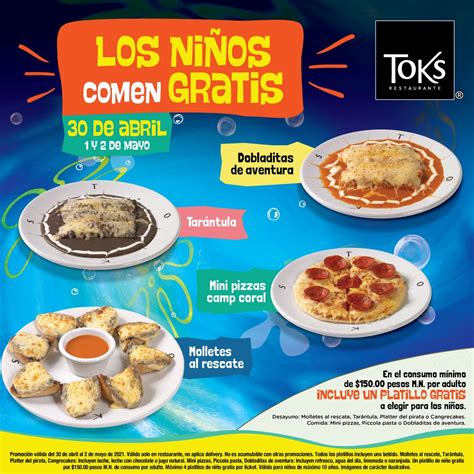 Restaurantes Toks Celebrará A Los Niños En Su Día Con Platillos Gratis