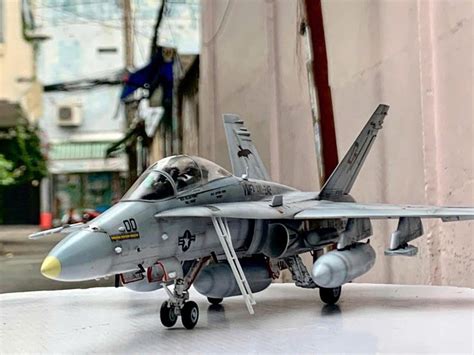 Pre Order 1 48 F A 18d Hornet Night Attachk F18d Hasegawa Built And