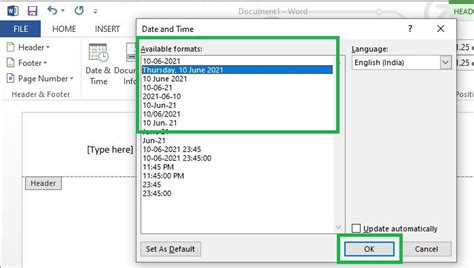 Insert A Header And Footer In MS Word GeeksforGeeks