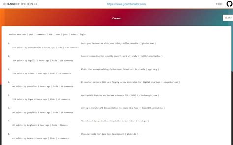 ChangeDetection Fully Managed Open Source Service Elest Io