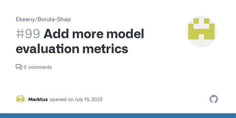 Add More Model Evaluation Metrics Issue Ekeany Boruta Shap GitHub