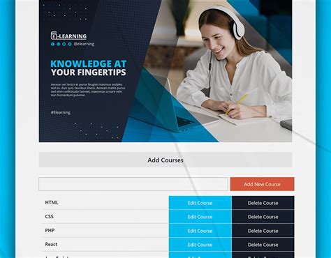 react js crud web app on behance