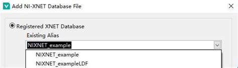 labview api database constructor node can not associate dbc in