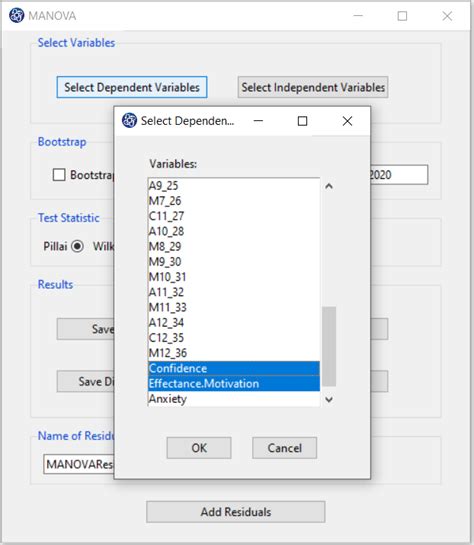 Manova Regression Statisme