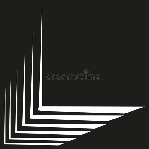 Abstract Corner Icon Geometric Triangular Shape Sharp Vector Lines