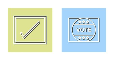 Checkbox And Vote Sticker Icon Vector Art At Vecteezy