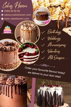 Cake Poster Design Ideas