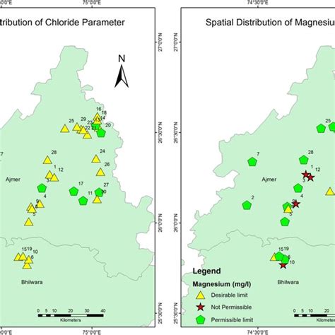 Spatial Distributions Of Alkalinity And Magnesium Parameters Download