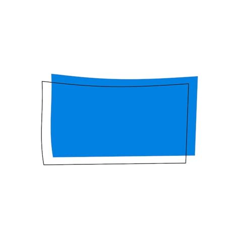 Premium Vector Rectangular Geometric Icon