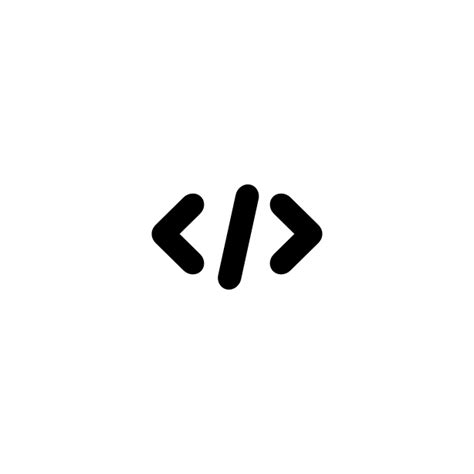 html tag icon endless icons