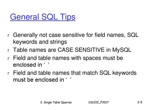 Cs122 Using Relational Databases And Sql Ppt Download
