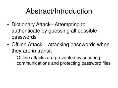 Ppt Securing Passwords Against Dictionary Attacks Powerpoint Presentation Id5704076