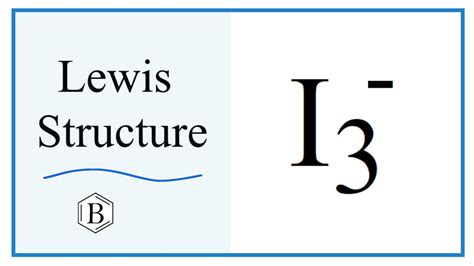 Draw The Lewis Structure For The Triiodide Ion