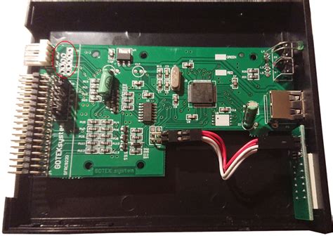 Connecting Gotek Floppy Drive Emulator