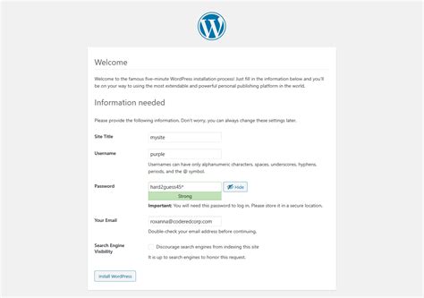 wordpress quickstart — codered cloud docs