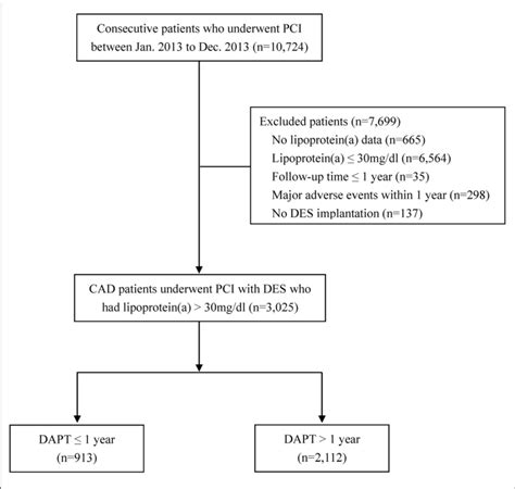 Flow Chart Of The Study Cad Coronary Artery Disease Dapt Dual Download Scientific Diagram