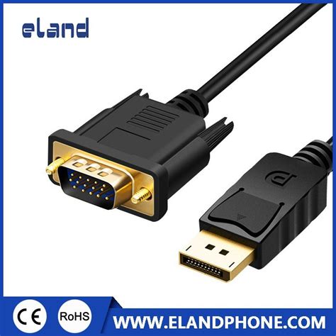 M Display Port To VGA Adapter Cable Display Port To VGA Cable And Display Port To VGA Adapter