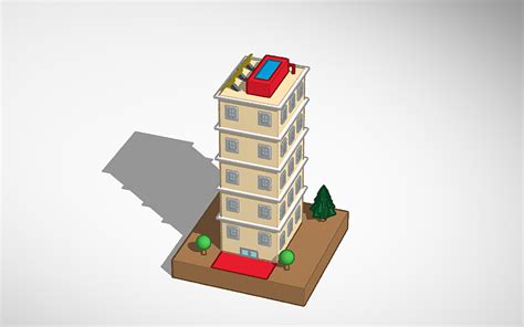 3d Design Physics 3d Model Disaster Resilient Building Tinkercad