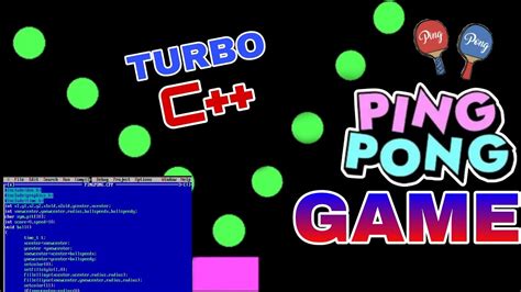 Ping Pong Game In C Easy Code For Ping Pong Ball Game In C
