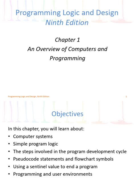 Chapter 1 An Overview Of Computers And Programming Pdf Programming