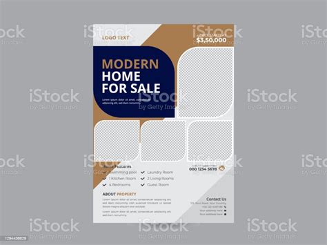 전단지 디자인 부동산 전단지 브로셔 또는 전단지 디자인 추상적인 원 리플렛 프리젠 테이션 둥근 모양 배경부동산 배너 청록색 전단지 모던 포스터 매거진 전단지에 대한 스톡