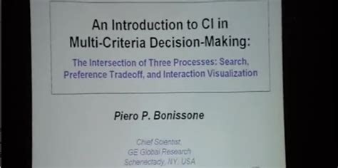 An Introduction To Computational Intelligence In Multi Criteria