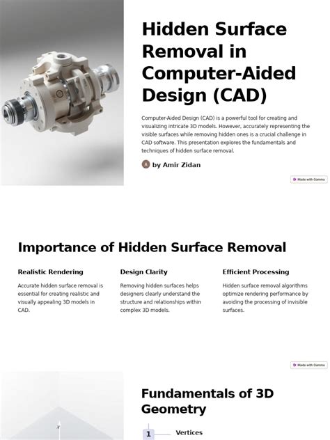 Hidden Surface Removal In Computer Aided Design Cad Pdf 3 D Computer Graphics Rendering