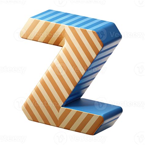 Impressive Rare Geometric Z With A Striped Pattern Crisp Edges Flat Color Scalable Design