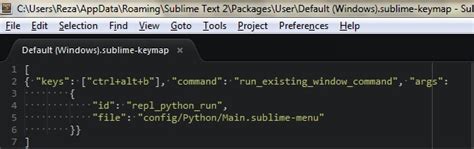 Macos How To Create A Keyboard Shortcut For Sublimerepl Stack Overflow