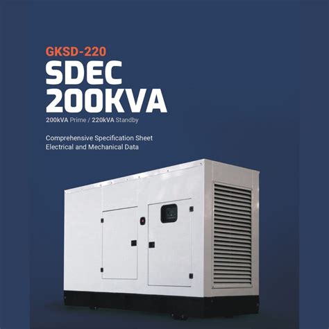 Sdec 200kva Generator Generators Sa