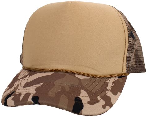 Classic Foam Front Mesh Back Trucker Hat Baseball Cap Plastic